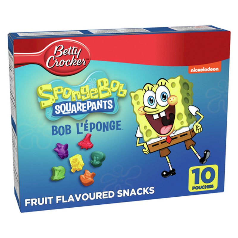 Betty Crocker Gluten-Free SpongeBob SquarePants Animated Edition Fruit ...