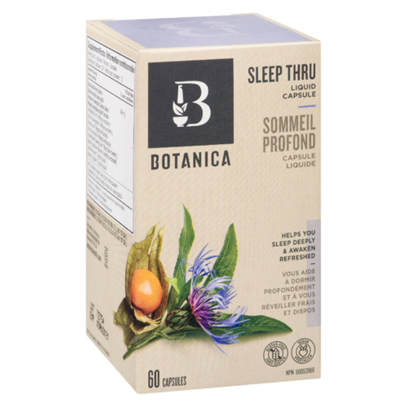 Botanica Sleep Thru Liquid Capsule 60 Count - Voilà Online Groceries ...