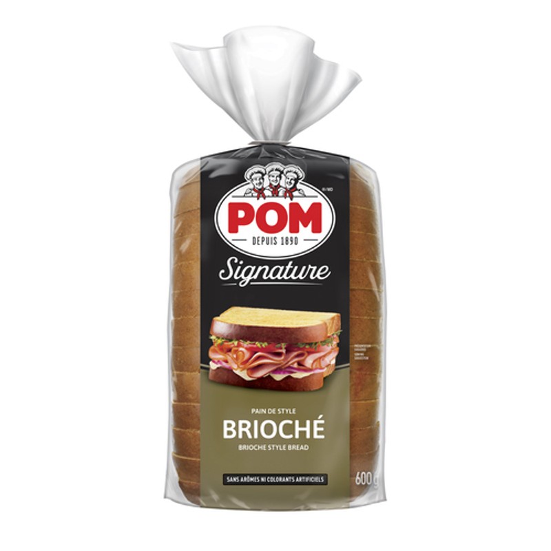 POM Signature Brioche Style White Bread 600 g - Voilà Online Groceries ...