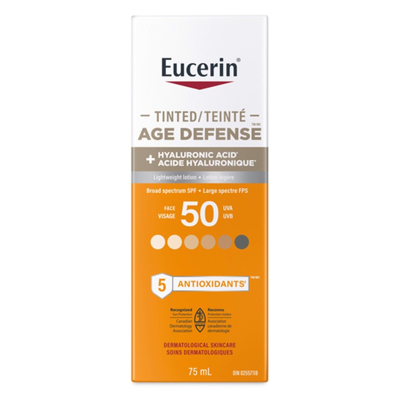 Eucerin Tinted Sunscreen SPF 50 Age Defense 75 ml - Voilà Online ...