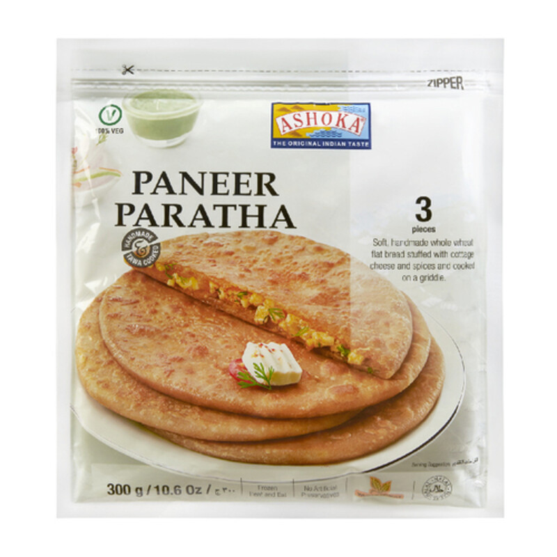 Ashoka Frozen Paratha Paneer 300 g - Voilà Online Groceries & Offers