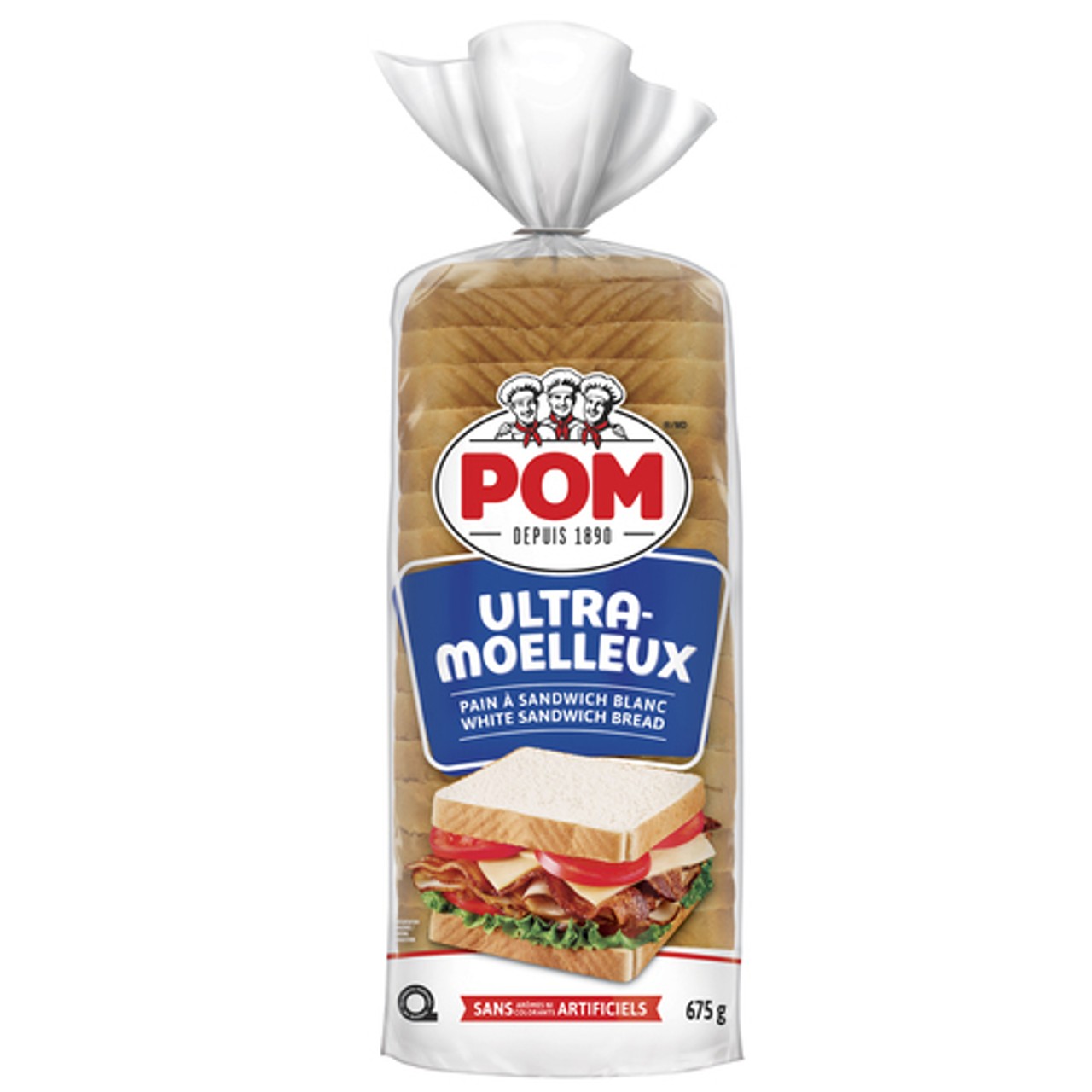 POM White Sliced Bread Ultra Moist 675 g - Voilà Online Groceries & Offers