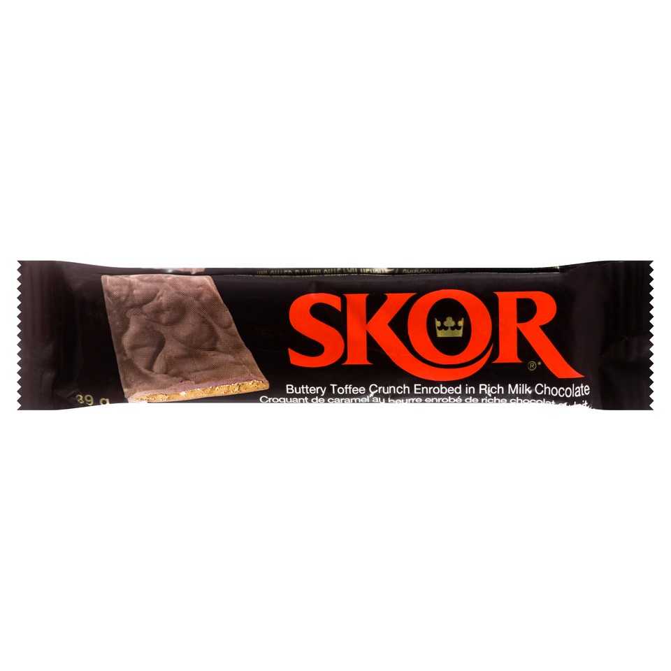 Skor Chocolate Bar Rich In Milk Buttery Toffee Crunch 39 g - Voilà ...