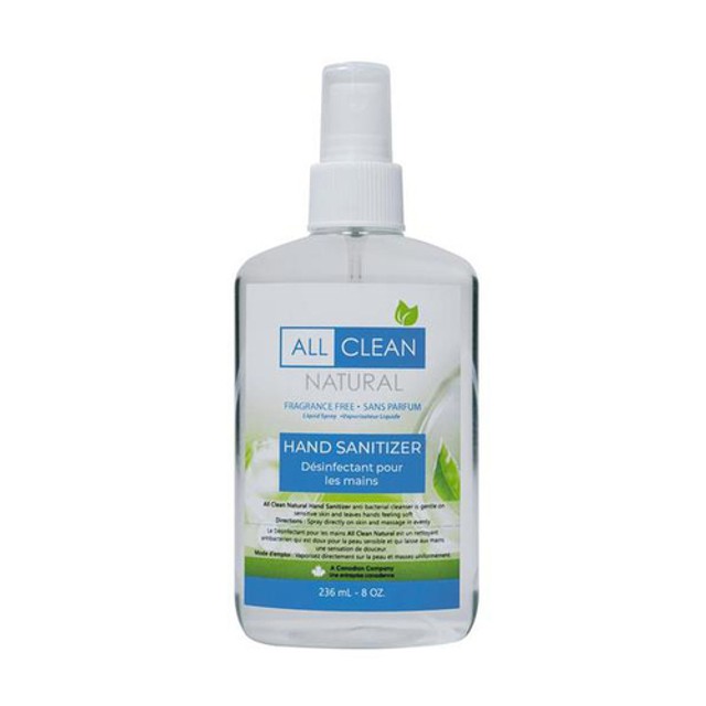 All Clean Natural Hand Sanitizer 236 ml - Voilà Online Groceries & Offers