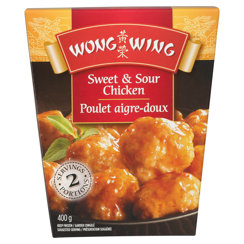 Wong Wing Frozen Sweet & Sour Chicken 400 g - Voilà Online Groceries ...