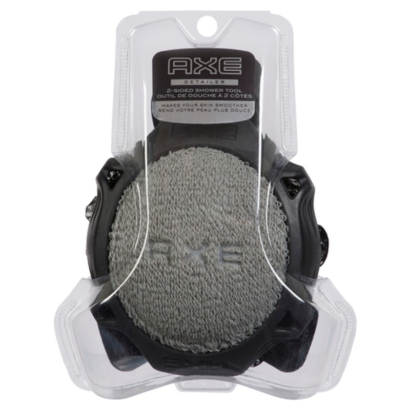 Axe Detailer Shower Tool 2-Sided Body Exfoliator For Men - Voilà Online ...