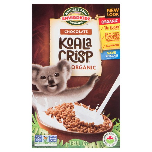 Nature's Path Organic Gluten-Free Cereal Koala Krispies Chocolate 325 g ...