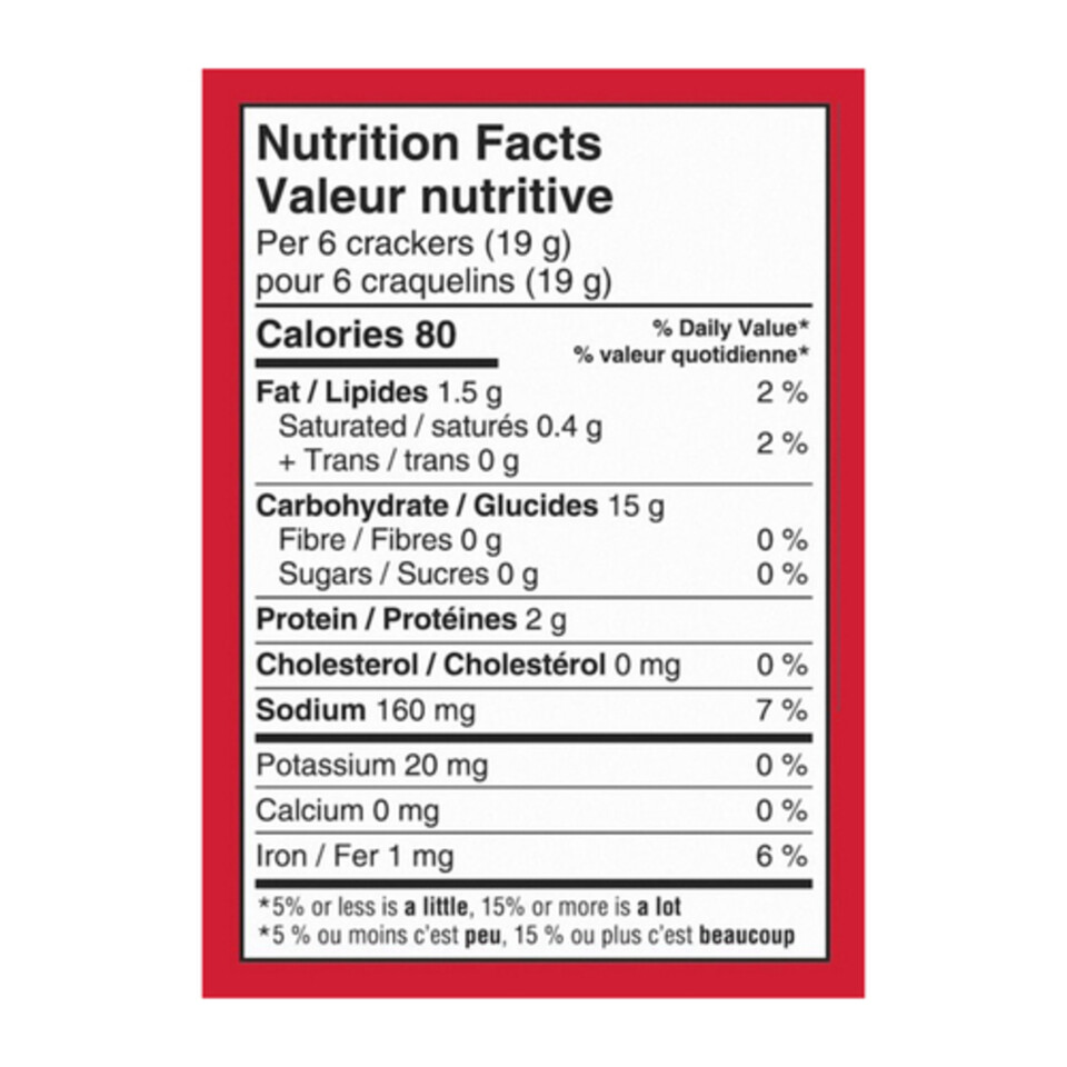 Christie Premium Plus Crackers Salted Tops 450 g - Voilà Online ...