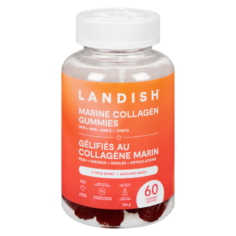 Landish Marine Collagen Gummies Citrus Berry 60 Count - Voilà Online ...
