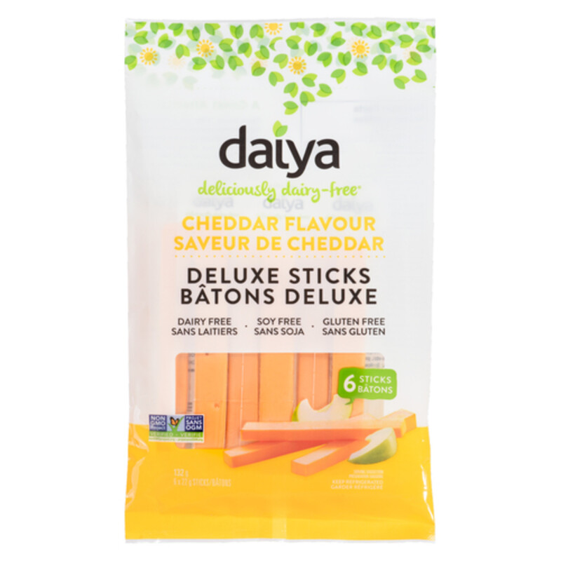 Daiya Dairy-Free Cheddar Style Cheeze Sticks 6 x 22 g - Voilà Online ...