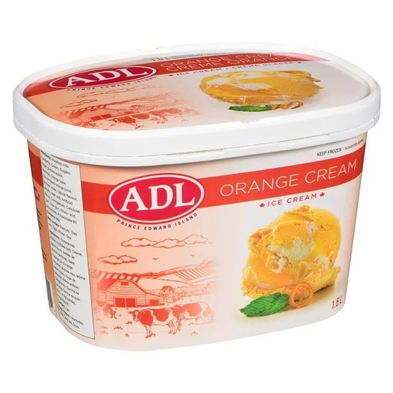 ADL Ice Cream Orange Cream 1.5 L - Voilà Online Groceries & Offers