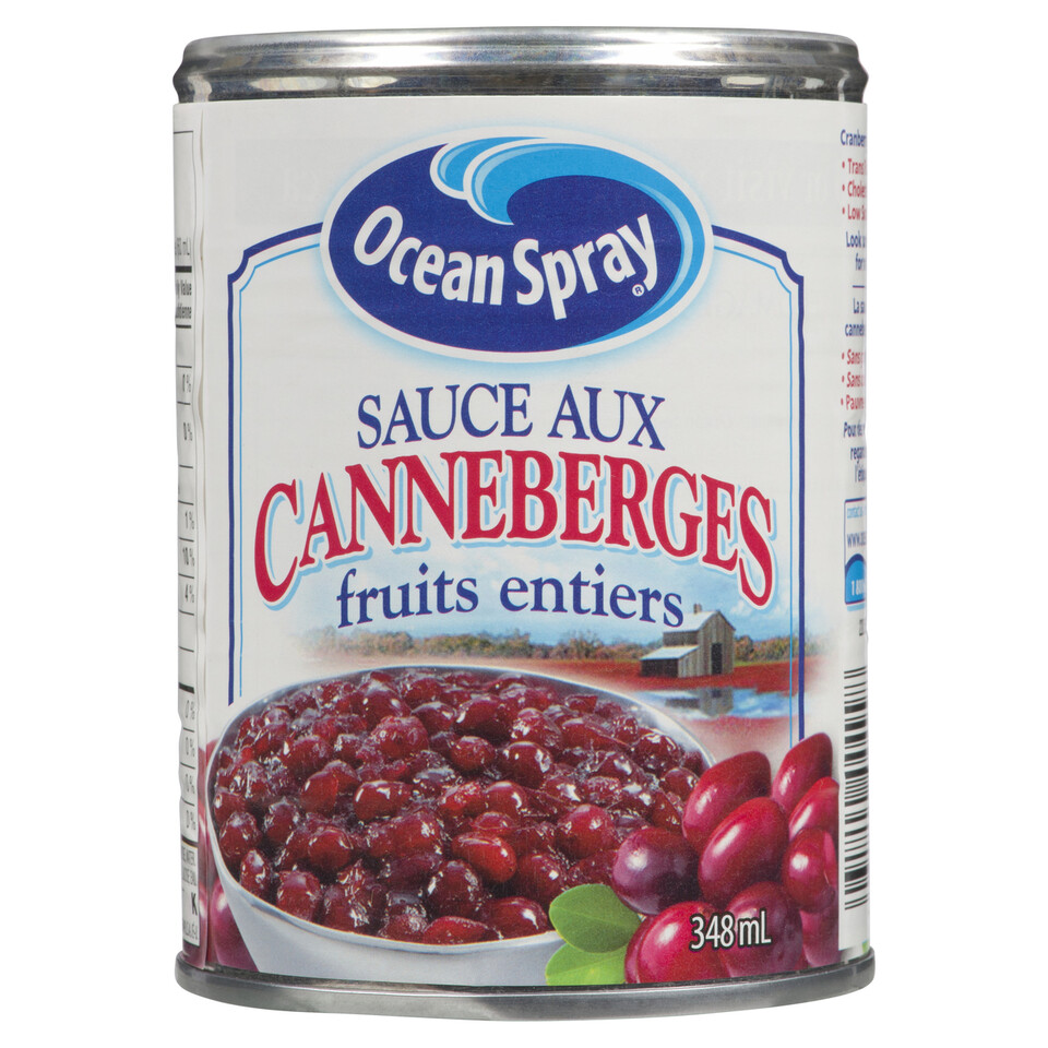 Ocean Spray Whole Berry Sauce Cranberry 348 ml - Voilà Online Groceries & Offers