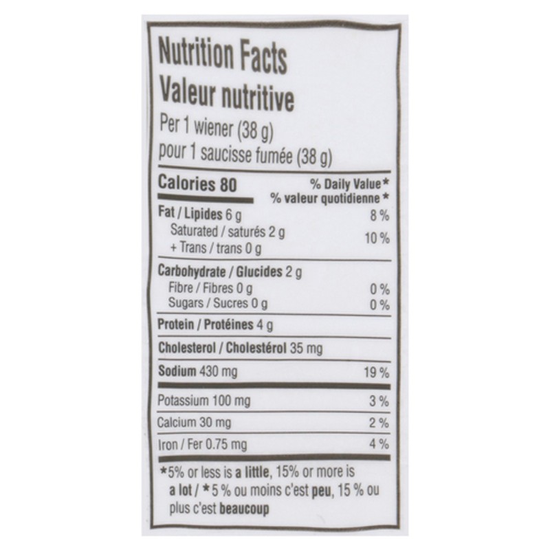 Mina Wieners Halal Chicken 375 g - Voilà Online Groceries & Offers