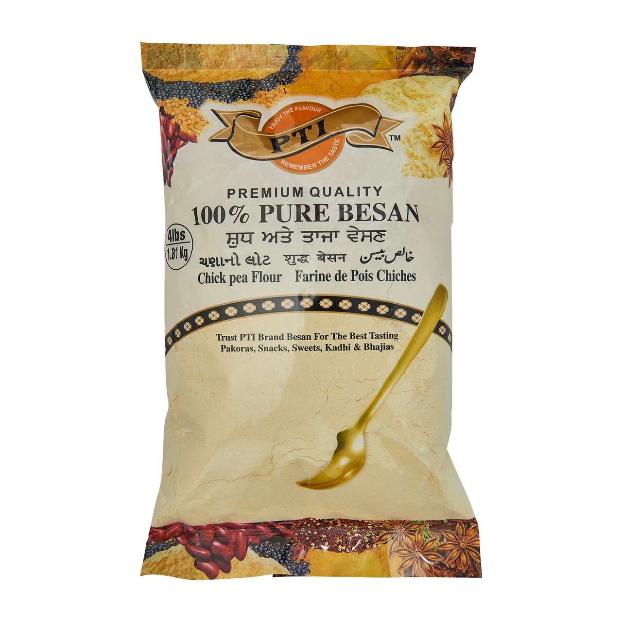 PTI Foods Chick Pea Flour Besan 1.81 kg - Voilà Online Groceries & Offers