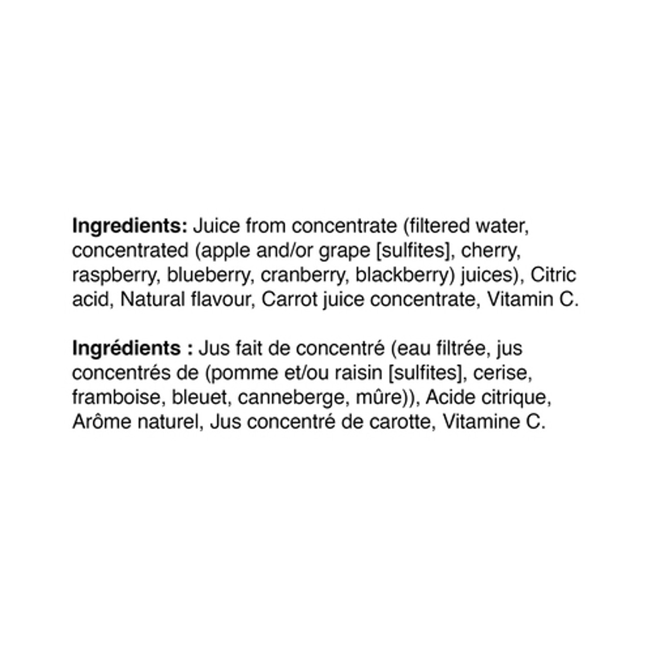 SunRype Juice Wildberry Boxes 5 x 200 ml - Voilà Online Groceries & Offers