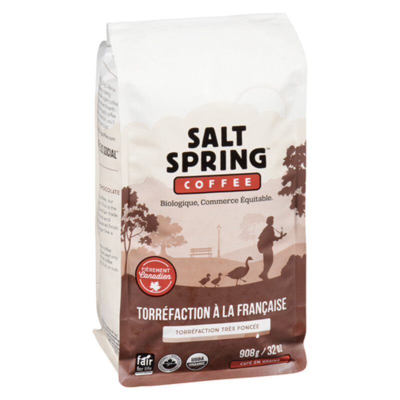 Salt Spring Organic Coffee French Roast 908 g - Voilà Online Groceries ...