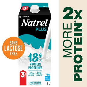 Natrel Plus Lactose-Free 3.25% Protein Milk 2 L - Voilà Online ...