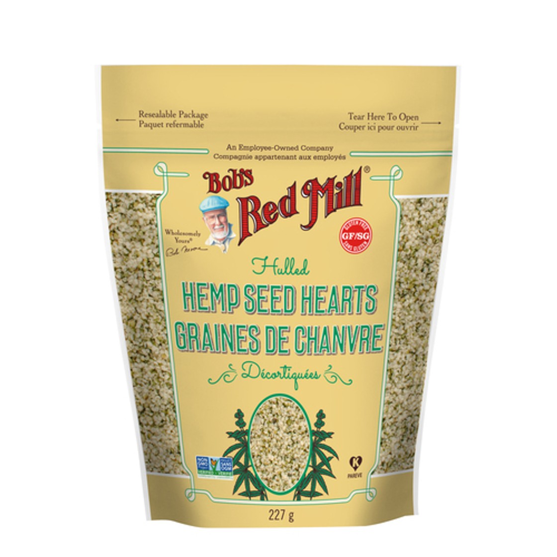 Bob's Red Mill Gluten-Free Hemp Seeds Hearts Hulled 227 g - Voilà ...