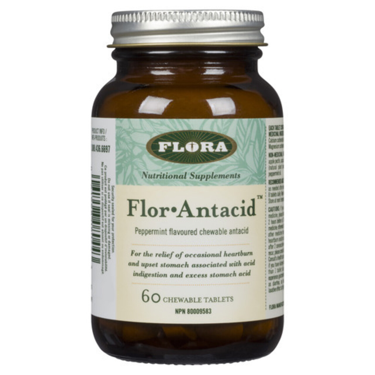 Flora Flor-Antacid Peppermint 60 Chewable Tablets - Voilà Online ...