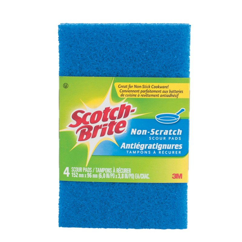 3M Scotch-Brite Scrub Pads All Purpose 4 Pack - Voilà Online Groceries ...