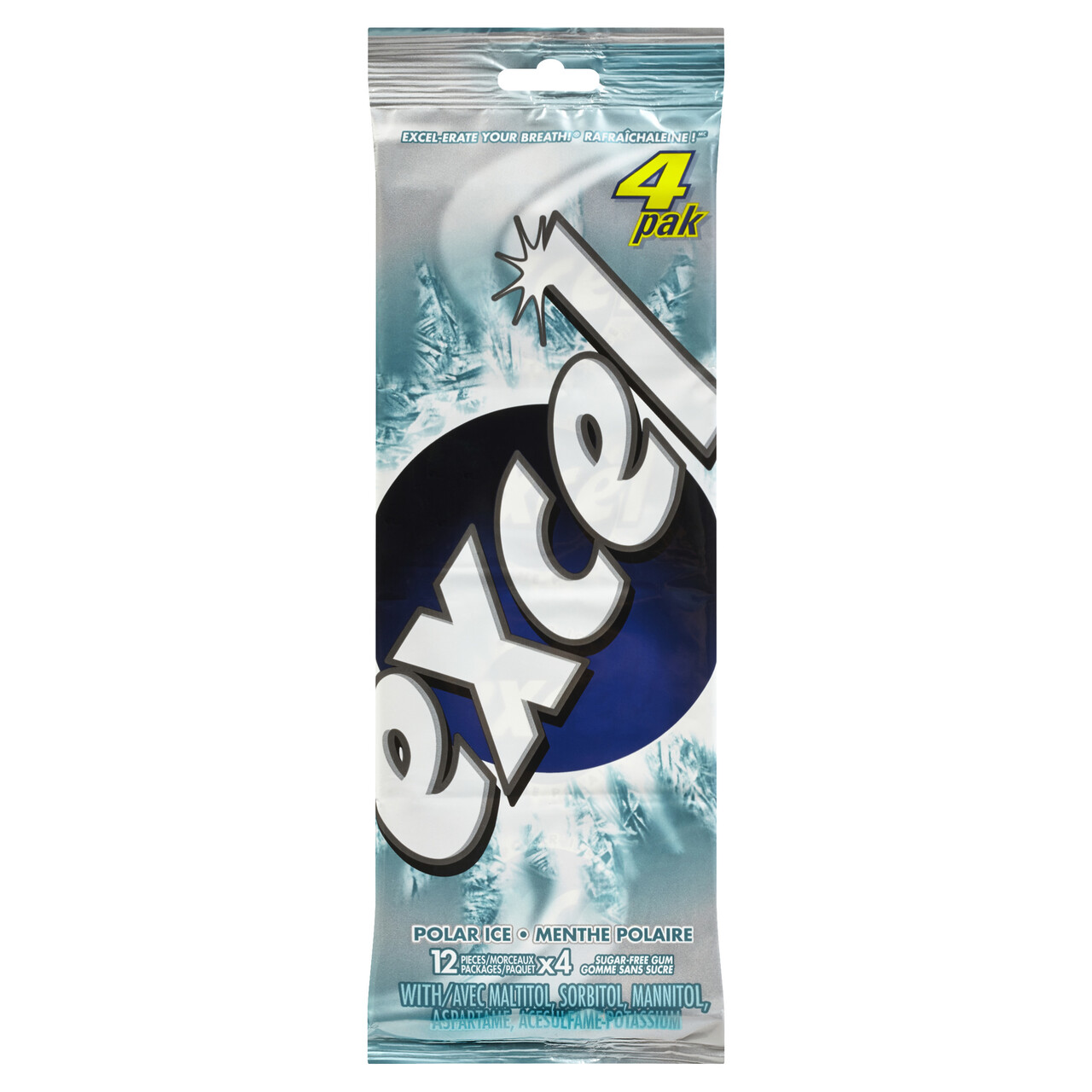 Excel Sugar Free Gum Polar Ice 4 Pack - Voilà Online Groceries & Offers