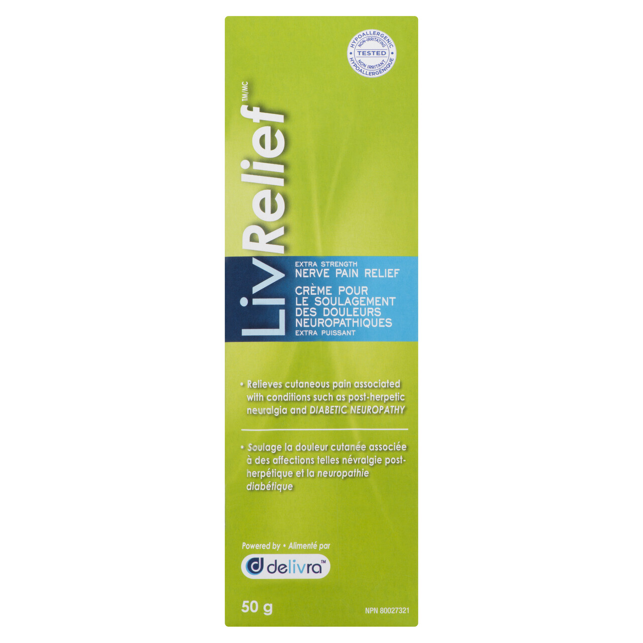 LivRelief Nerve Pain Relief Extra Strength Cream 50 g - Voilà Online ...