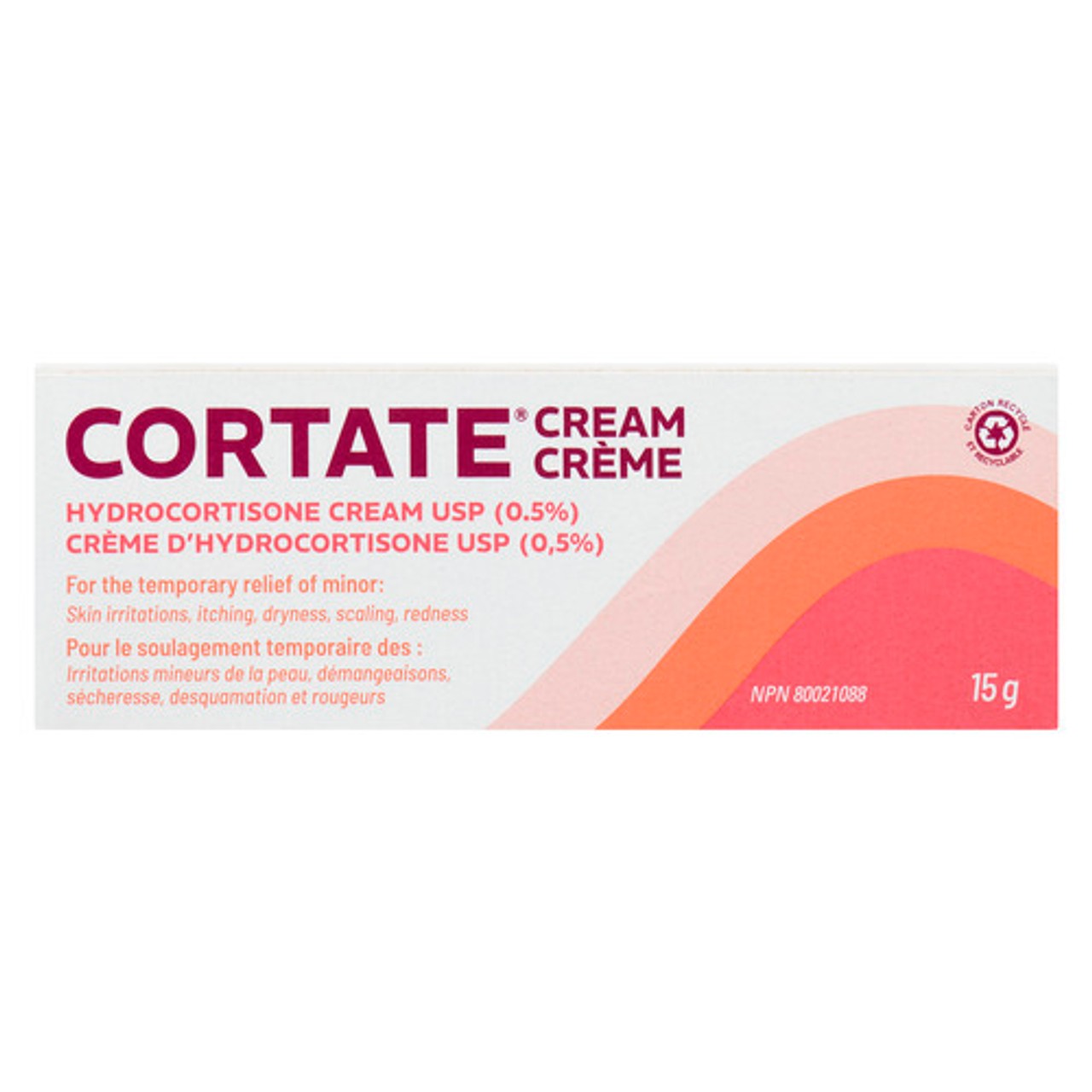 Cortate Hydrocortisone Cream USP (0.5%) 15 g - Voilà Online Groceries ...