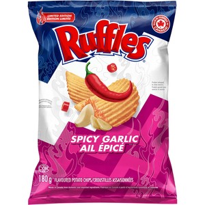 Ruffles Potato Chips Spicy Garlic Flavoured 180 g - Voilà Online ...