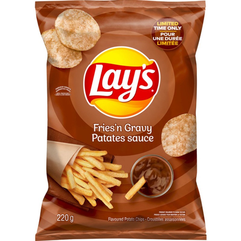 Lay's Potato Chips Fries And Gravy 220 g - Voilà Online Groceries & Offers