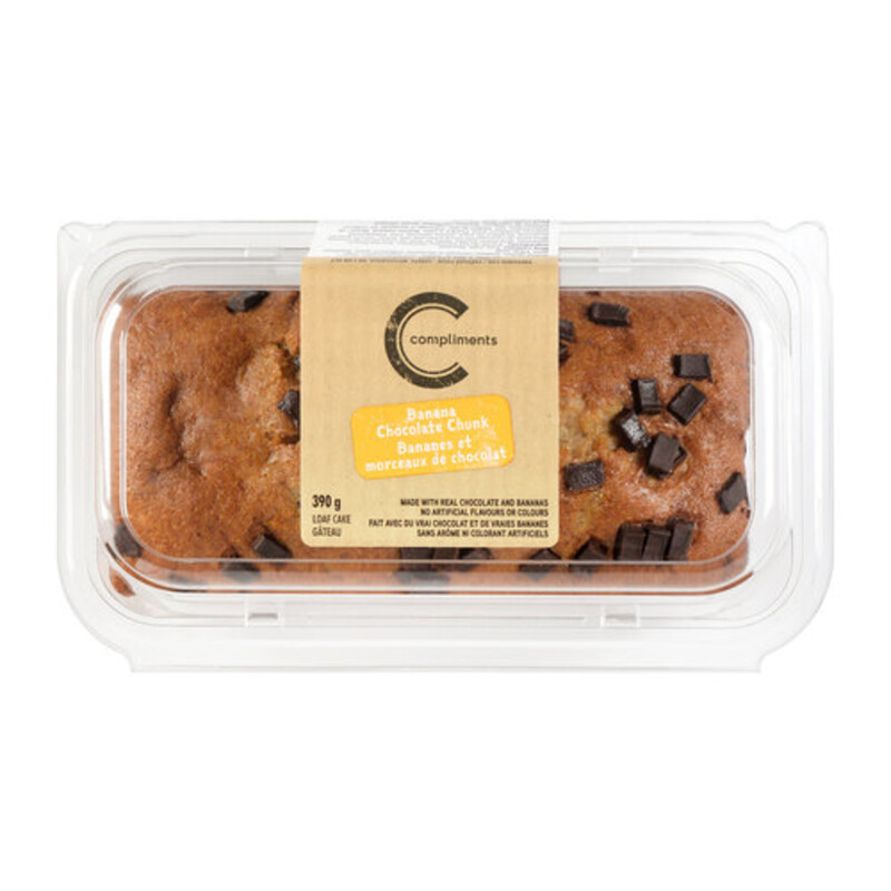 Compliments Loaf Cake Banana Chocolate Chip 390 g - Voilà Online ...