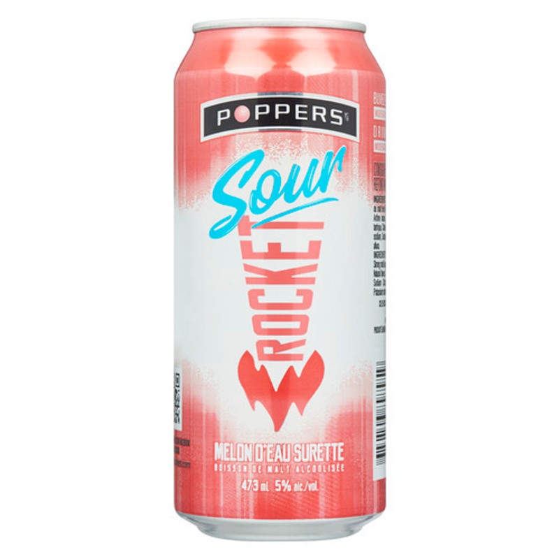 Poppers Alcoholic Beverage Sour Watermelon 473 ml - Voilà Online ...