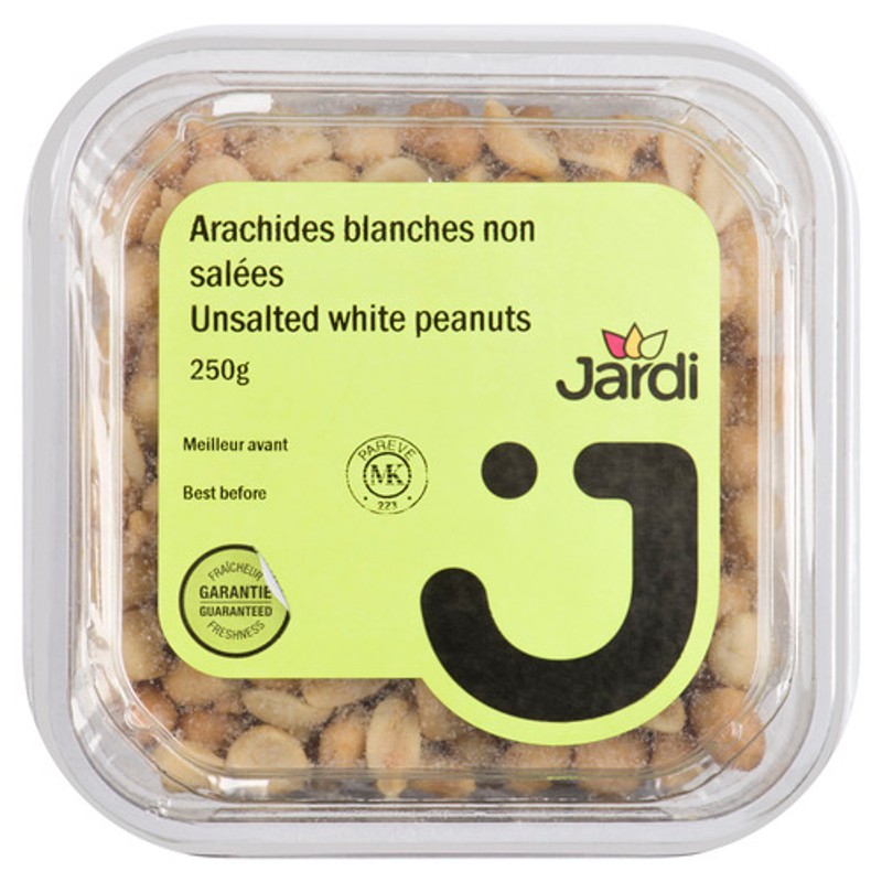 Les Aliments Jardi White Peanuts Unsalted 250 g - Voilà Online ...