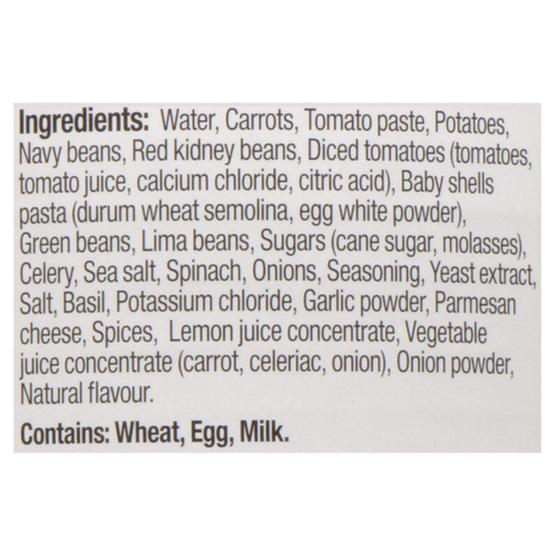 Tim Hortons Soup Minestrone 540 ml - Voilà Online Groceries & Offers