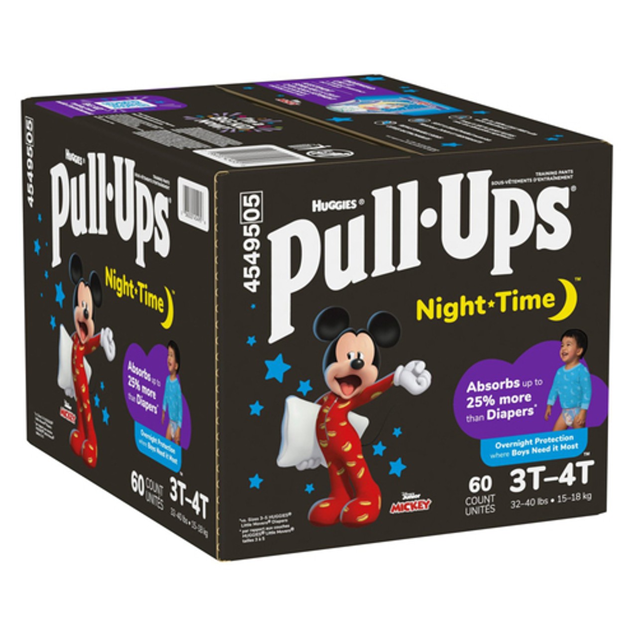 Pull-Ups Boys' Night-Time Potty Training Pants 3T-4T 60 Count - Voilà ...