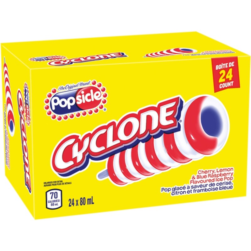 Popsicle Cyclone Club Ice Pop 24 EA - Voilà Online Groceries & Offers
