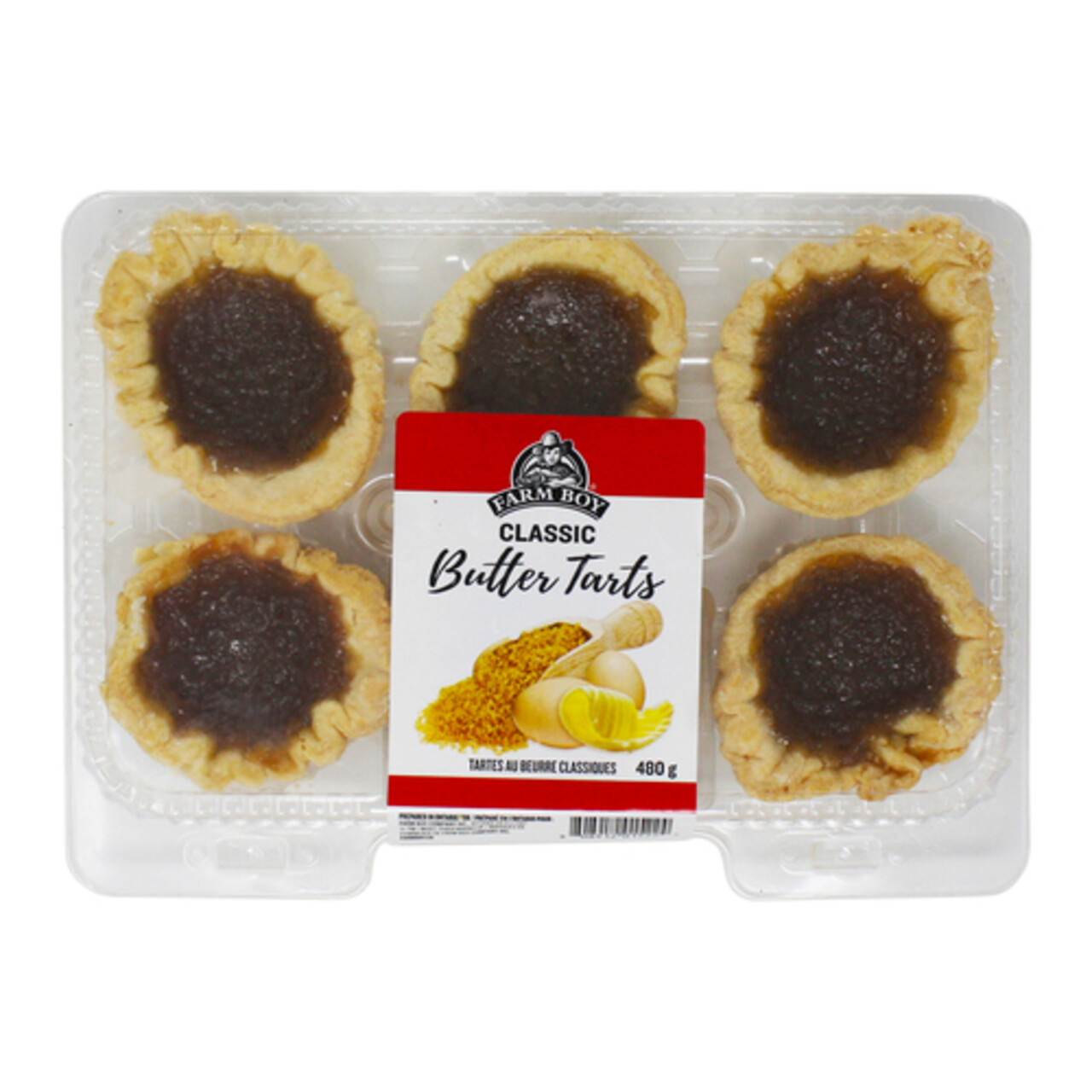 Farm Boy Butter Tarts Classic 6 Pack 480 g - Voilà Online Groceries ...