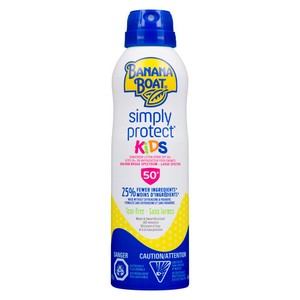 Banana Boat Simply Protect Kids Sunscreen Lotion Spray SPF 50+ 170 g ...