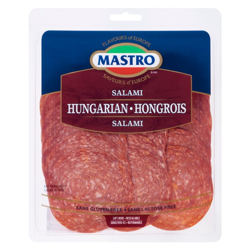 Mastro Gluten-Free Hungarian Salami 150 g - Voilà Online Groceries & Offers