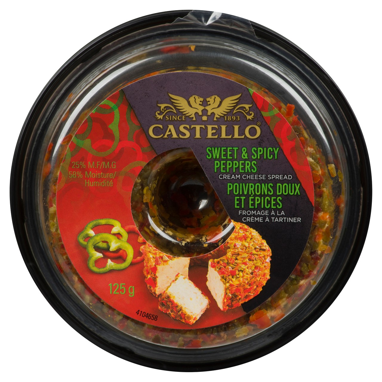 Castello Cream Cheese Spread Ring Mexico Sweet & Spicy Peppers 125 g ...