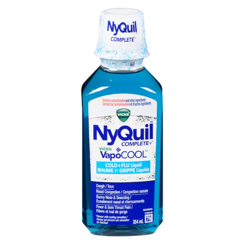 Vicks Nyquil Complete Vapocool Cold & Cough Remedies 354 ml - Voilà ...