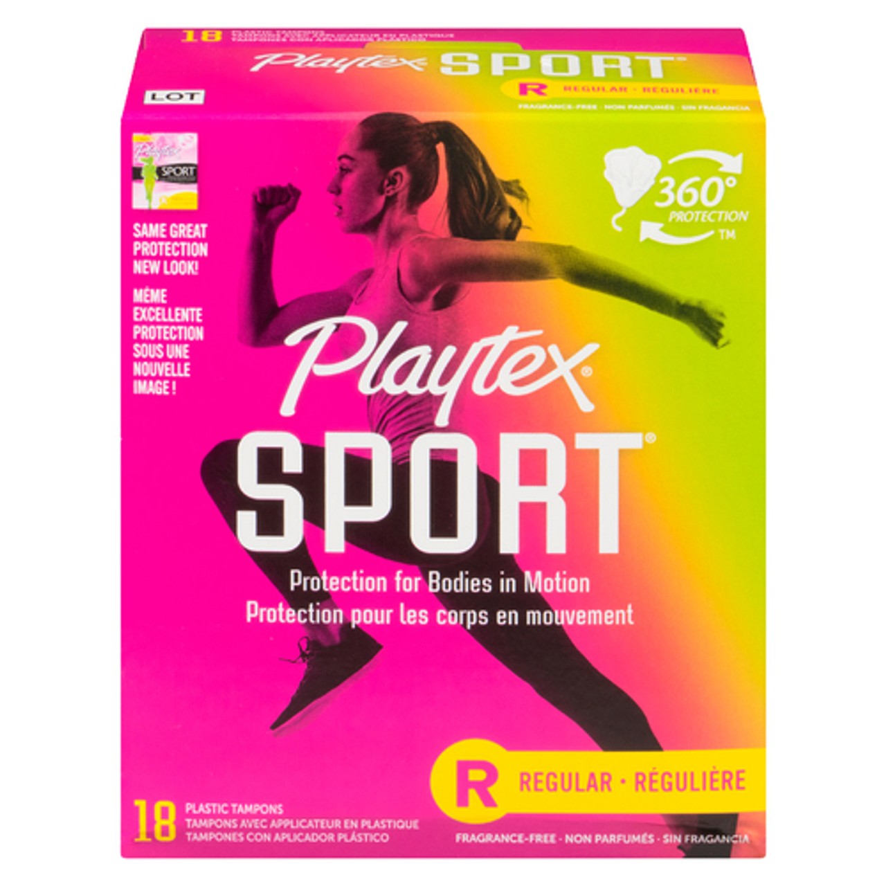 Playtex Sport Tampons Regular Unscented 18 Count - Voilà Online ...