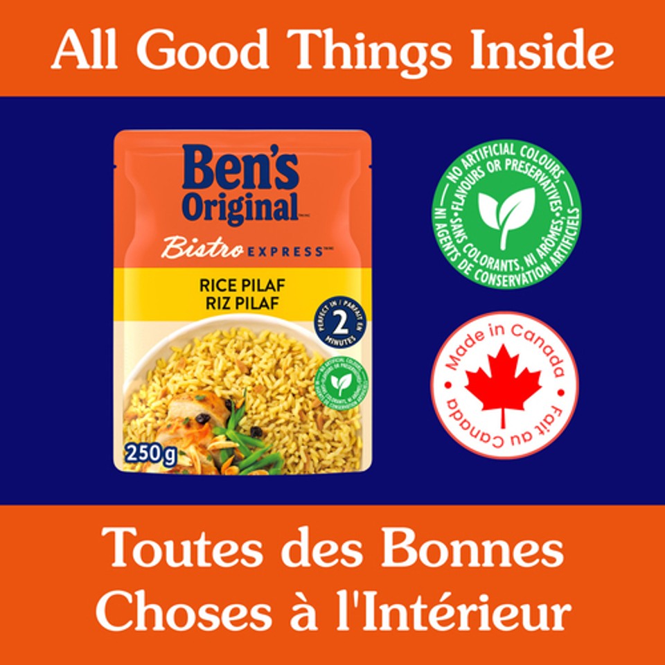 Ben's Original Bistro Express Pilaf Rice Side Dish 250 g - Voilà Online ...