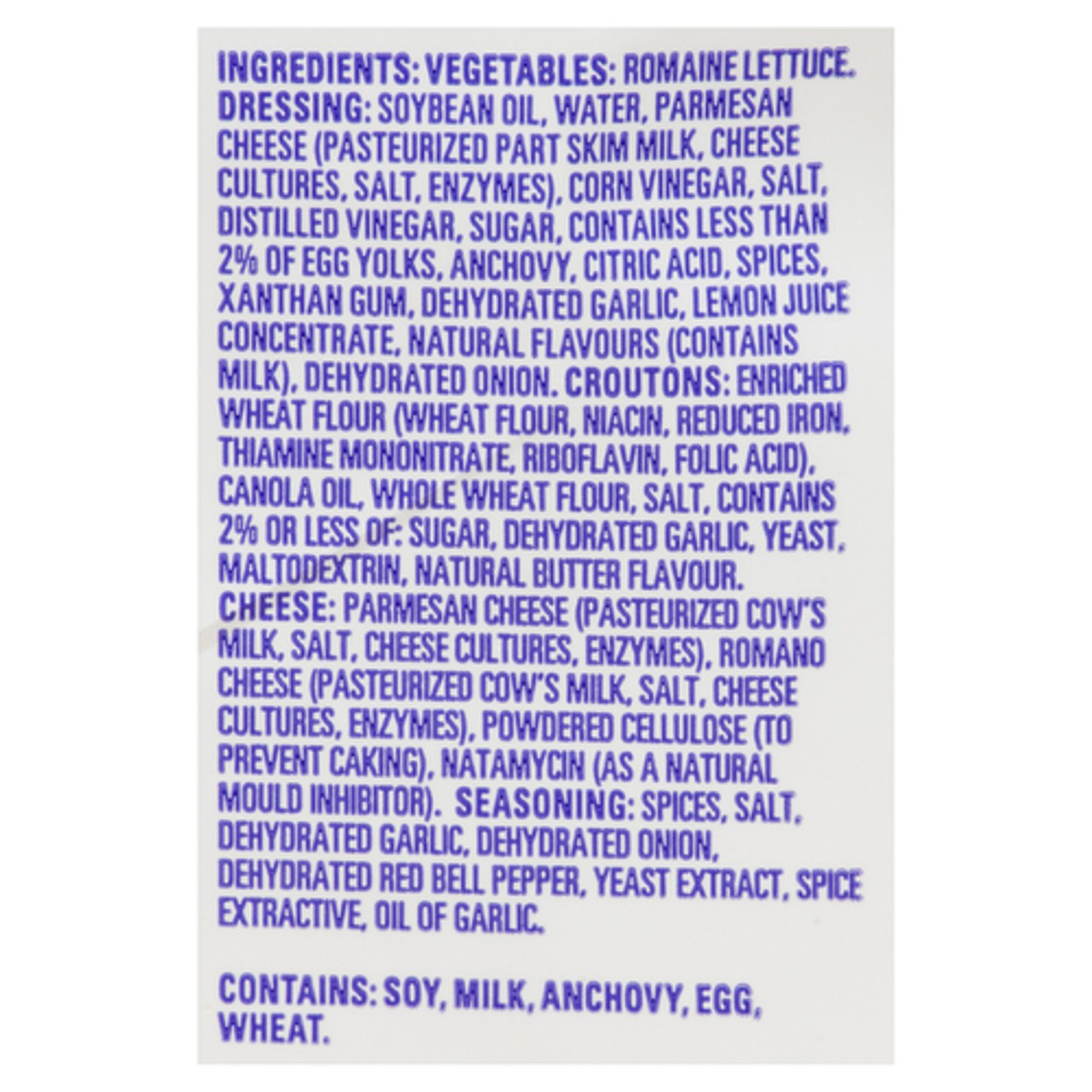 Dole Supreme Kit Ultimate Caesar Salad 252 g - Voilà Online Groceries ...