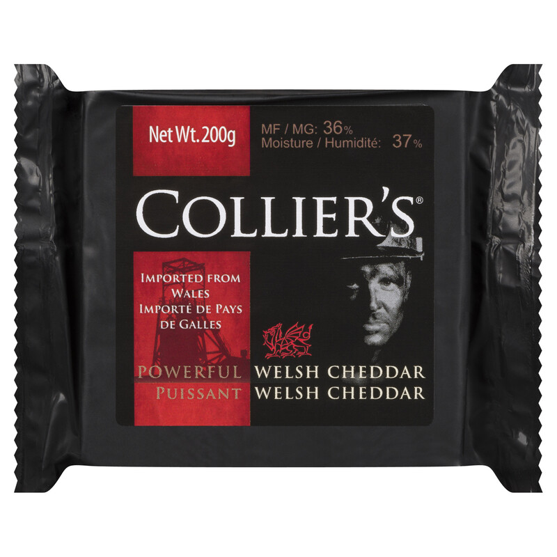 Collier's Powerful Welsh Cheddar Cheese 200 g - Voilà Online Groceries ...