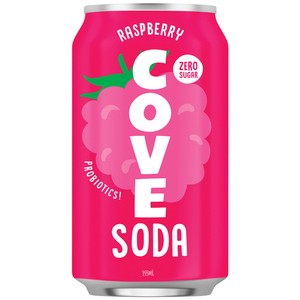 Cove Soda Raspberry 355 ml (can) - Voilà Online Groceries & Offers