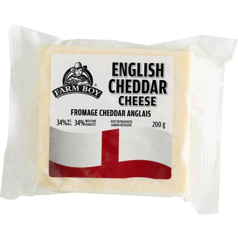 Farm Boy English Cheddar Cheese 200 g - Voilà Online Groceries & Offers