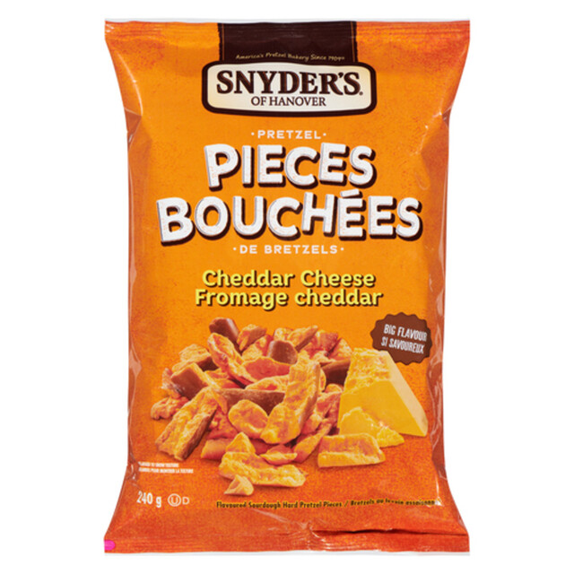 Snyder's Of Hanover Pretzel Pieces Cheddar Cheese 240 g - Voilà Online ...