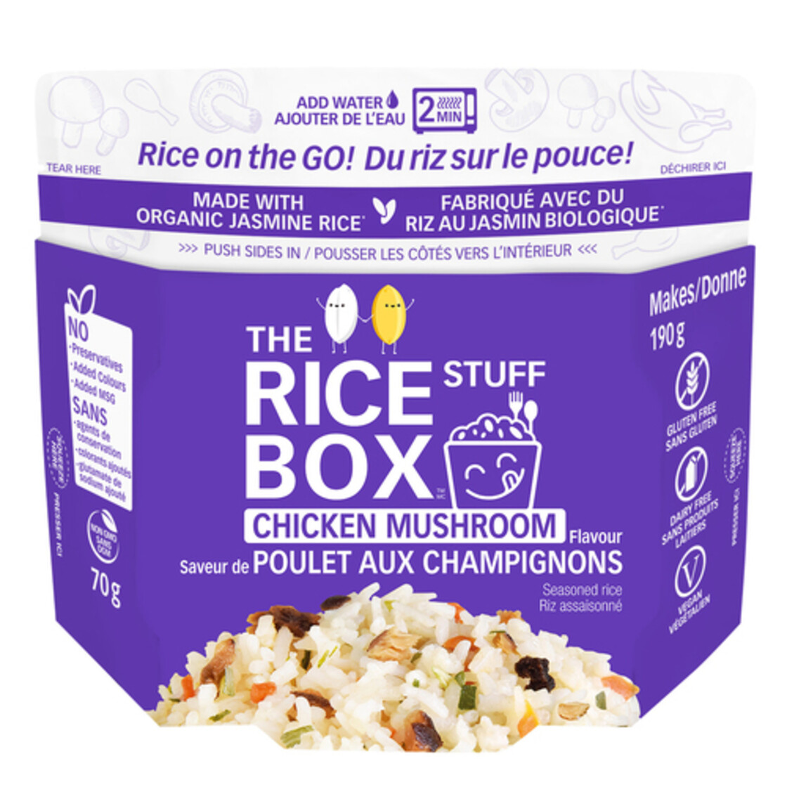 Floating Leaf Rice Stuff Box Chicken Mushroom 70 g - Voilà Online ...