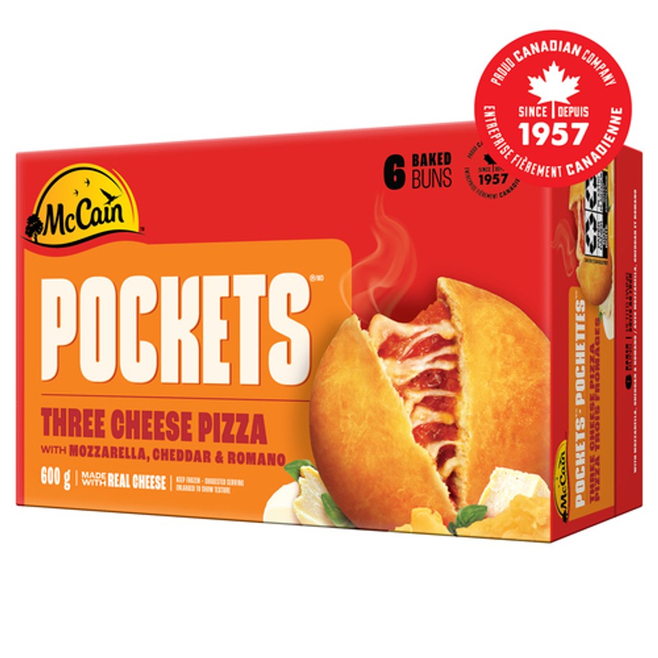 McCain Pizza Pockets Three Cheese 6 x 100 g - Voilà Online Groceries ...
