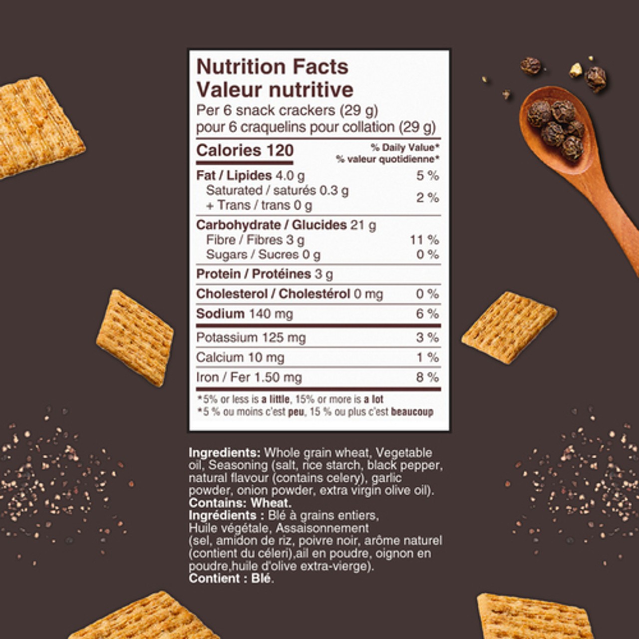 Triscuit Cracked Crackers Black Pepper & Olive Oil 200 g - Voilà Online ...